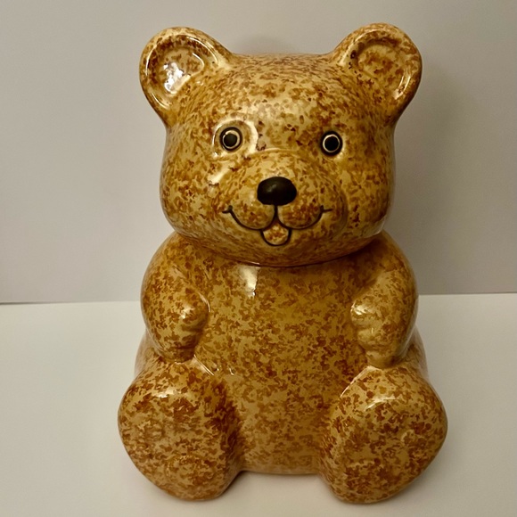 Avon | Kitchen | Vintage Avon Teddy Bear Collectible Ceramic Cookie Jar ...